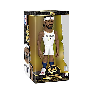 Funko Gold Vinyl: NBA - Brandon Ingram, New Orleans Pelicans, 12 Inch Premium Vinyl Figure with Chase (Styles May Vary)