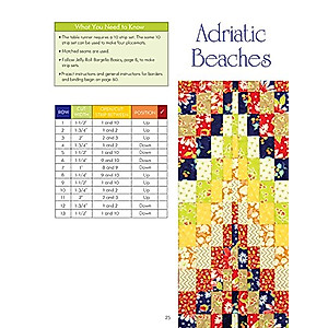 Jelly Roll Bargello Quilts (Landauer) Clear How-To Instructions for a Beginner-Friendly, Easy-to-Learn Technique to Create a Mesmerizing Optical Illusion of Graceful Movement, Waves, & Curves