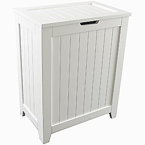 Redmon 5220WH Contemporary Country Hamper, White, 24 Piece