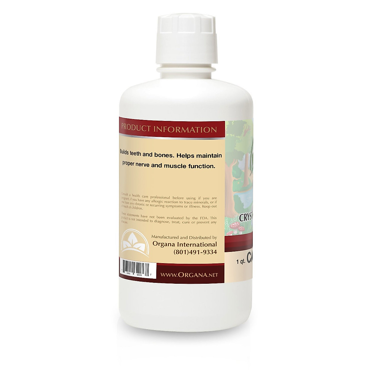 Organa Pure Crystalline Liquid Calcium Supplement - 30 PPM - Colloidal Minerals