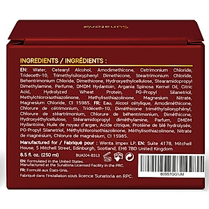 SUNATORIA Hair Mask with Keratin & Argan Oil - Conditioner for Dry, Damaged, Frizzy Hair & Split Ends - Hair Treatment Serum for Hair Repair & Hydrating - 8.5 Fl Oz