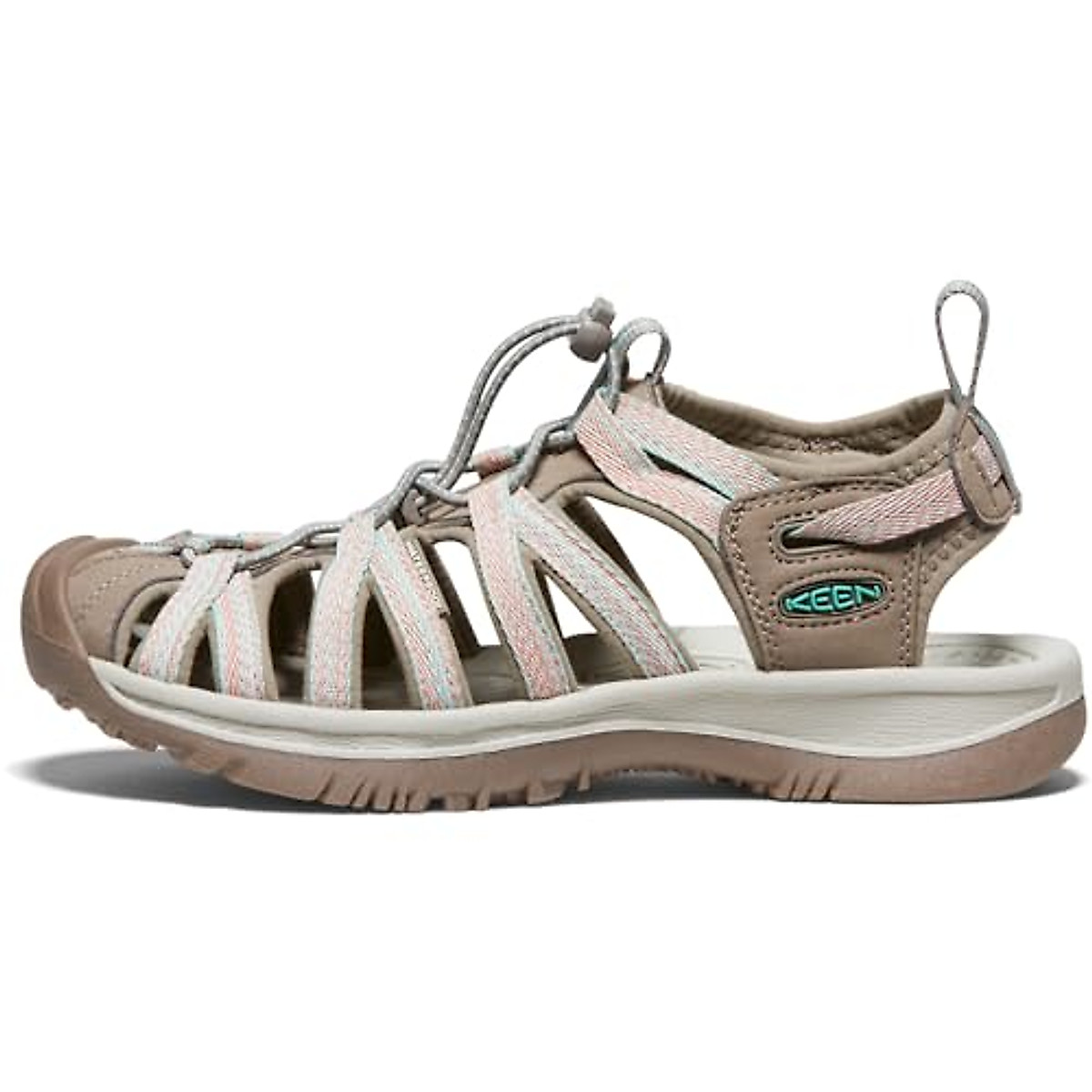 KEEN Women's Whisper Closed Toe Durable Comfortable Easy On Washable Adventure Sandals