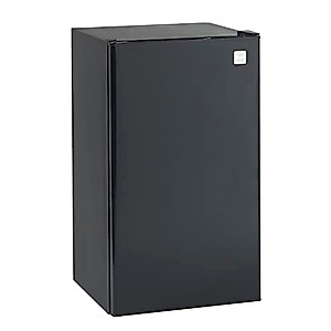 Avanti RM3316B Compact Refrigerator for Home Office or Dorm, with Reversible Door, Energy Star Rated Mini Fridge, 3.3-Cu.Ft, Black