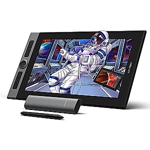 Drawing Tablet with Screen XPPen Artist Pro 16 Drawing Display Full Laminated Graphics Pen Display with Battery-Free Digital Eraser X3 Stylus and 8 Shortcut Keys&2 Dials(133% sRGB,15.4 Inch)