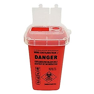 Storage Container Barbershop Disposable Blade Tattoo Needles Square Waste Storage Box Container
