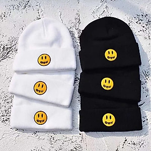 Winter Beanie Knit Hats for Men & Women Cold Weather Stylish Skull Cap Black