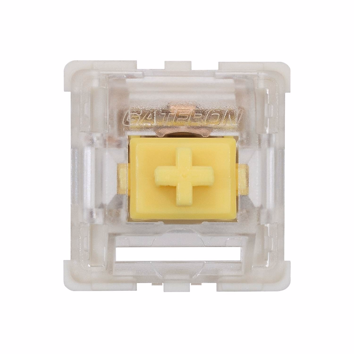 Gateron ks-9 Mechanical Key Switches for Mechanical Gaming Keyboards | Plate Mounted (Gateron Silent Yellow, 65 Pcs)