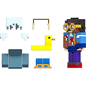 Mattel Minecraft Creator Series Expansion Pack, Collectible Building Toy, 3.25-inch Figure with Accessories, Gift for Ages 6 Years & Older