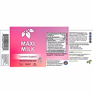 Mountain Meadow Herbs Maxi-Milk - 4 oz - All Natural Liquid Lactation Supplement to Increase Milk Supply for Breastfeeding Moms
