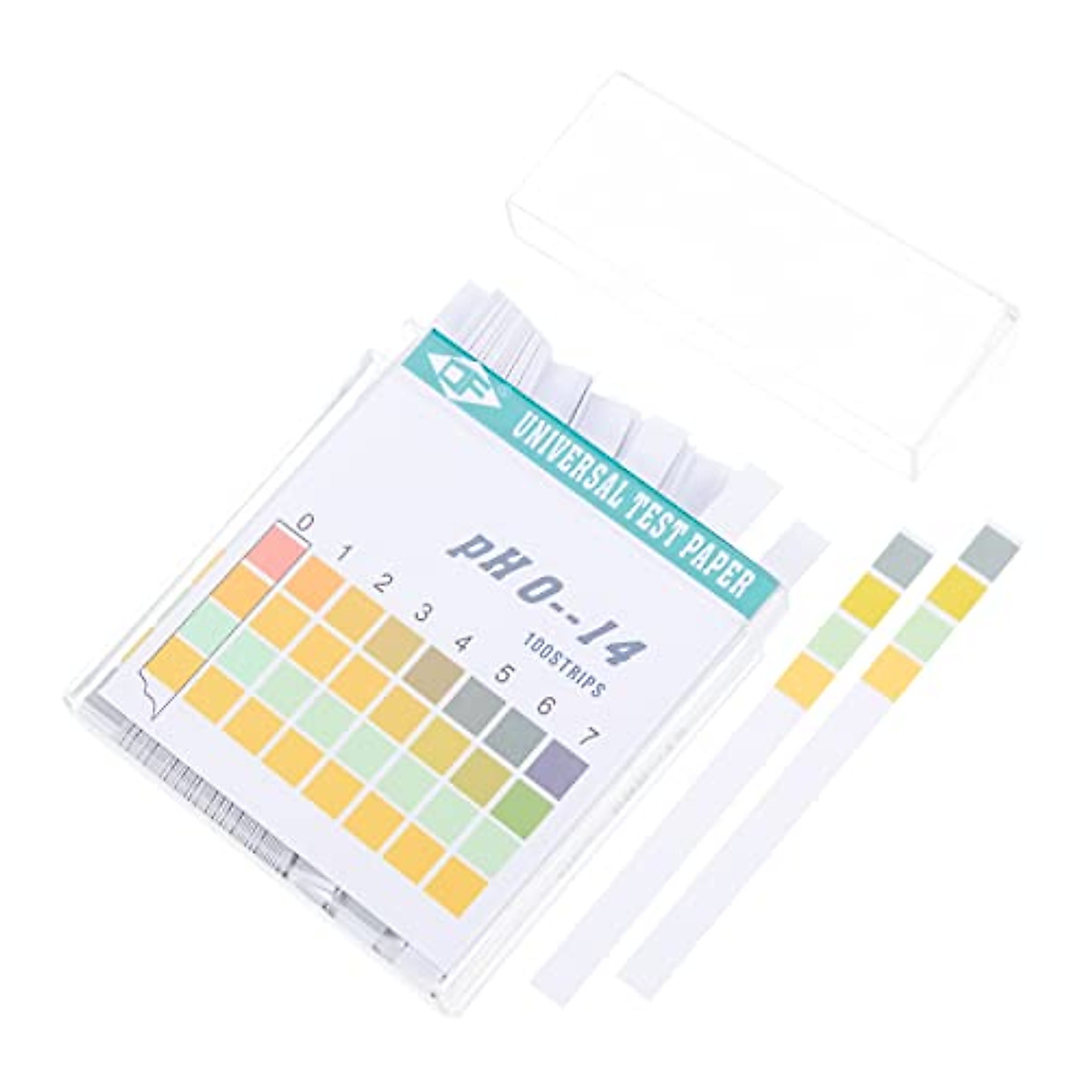 ULTECHNOVO 100pcs Ph Test Paper Body Monitor Ph Levels Ph Testing Paper Water Ph Paper Food Ph Strips Ph Level Test Kit Fluoride Test Strips Spa Kits Alkalinity Test Paper Universal Set