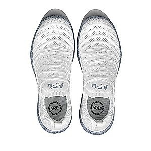 APL: Athletic Propulsion Labs Women's Techloom Wave Sneaker, White/Frozen Grey/Speckle, 8