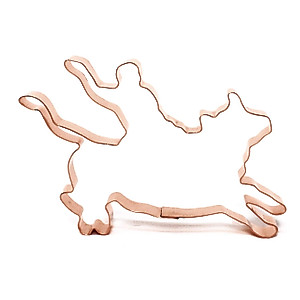 Professional Bull Riding Cowboy ~ Rodeo Copper Cookie Cutter