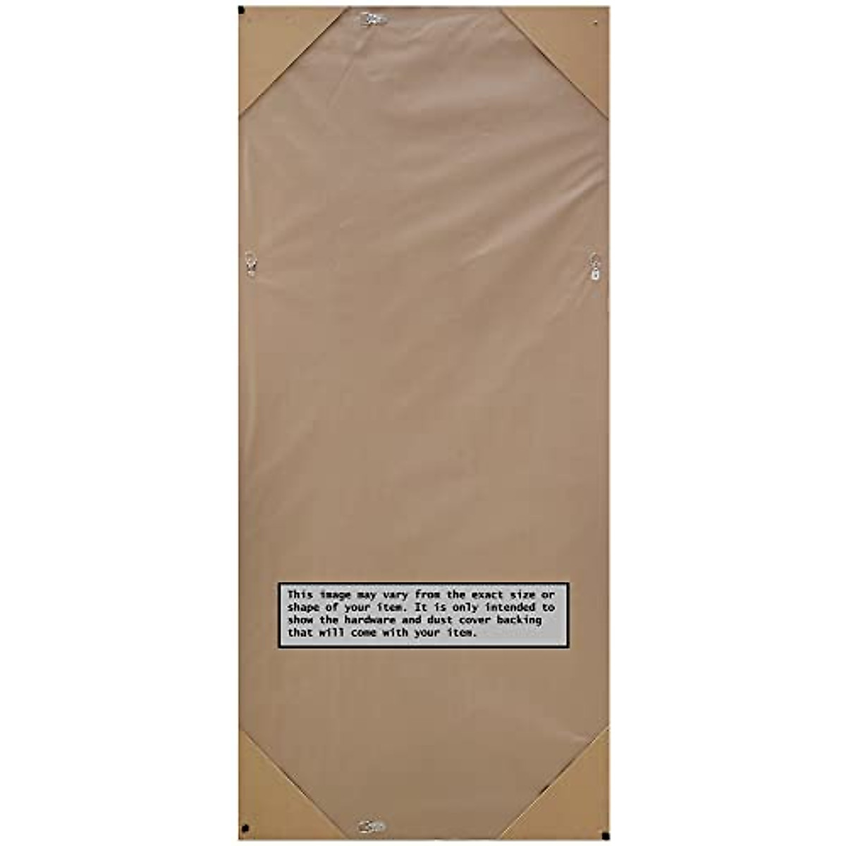 Amanti Art Non-Beveled Wood Full Length Mirror (65.5 x 29.5 in.), Rustic Pine Frame - Floor Mirror, Wall Mirror - Brown