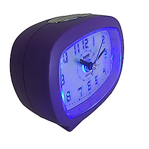 Unity Beep LED Light Alarm Clock, Purple, 3.5" x 3" x 1.77"