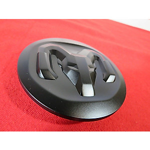 Mopar 19-20 Dodge RAM 2500 3500 Black Wheel Center Caps Set of 4 New OEM