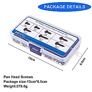 MEIYYJ M3 Pan Head Self Tapping Screws Phillips Micro Laptop Repair Screws Assortment Kit (590pcs