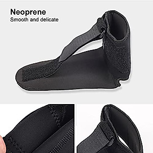 Plantar Fasciitis Night Splint, Foot Drop Brace Pain Relief Adjustable Skin Friendly for Foot Correction for Women for Recovery for Men(L)