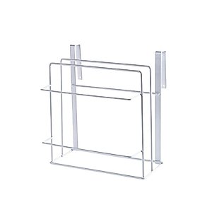 Cabilock Wall Mounted Towel Holder Metal Shelf Brackets Towel Rack with Shelf Chopping Board Holder Kitchen Pot Lid Organizer Cord Holders Kitchen Storage Shelves Iron Holding Rack Cupboard