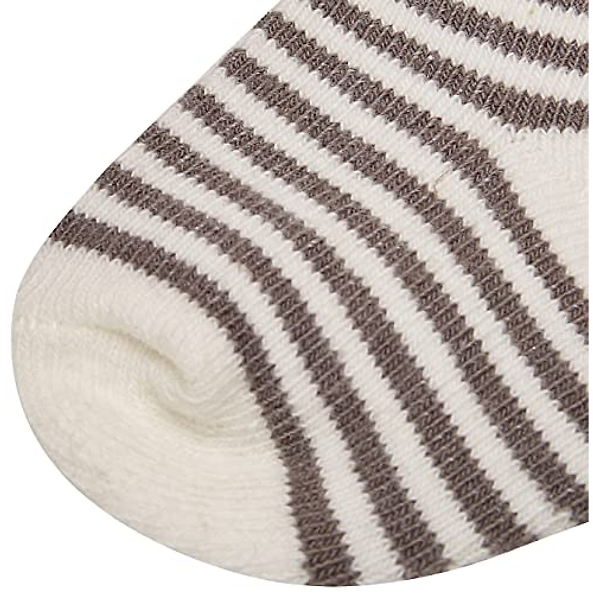 Touched by Nature Baby Organic Cotton Socks, Charcoal Stars, 0-6 Months