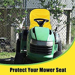 Riding Lawn Mower Seat Cover Compatible with John Deere LP92324 (Medium) ,Fits Tractor & Gator Seats 12.5-14" High