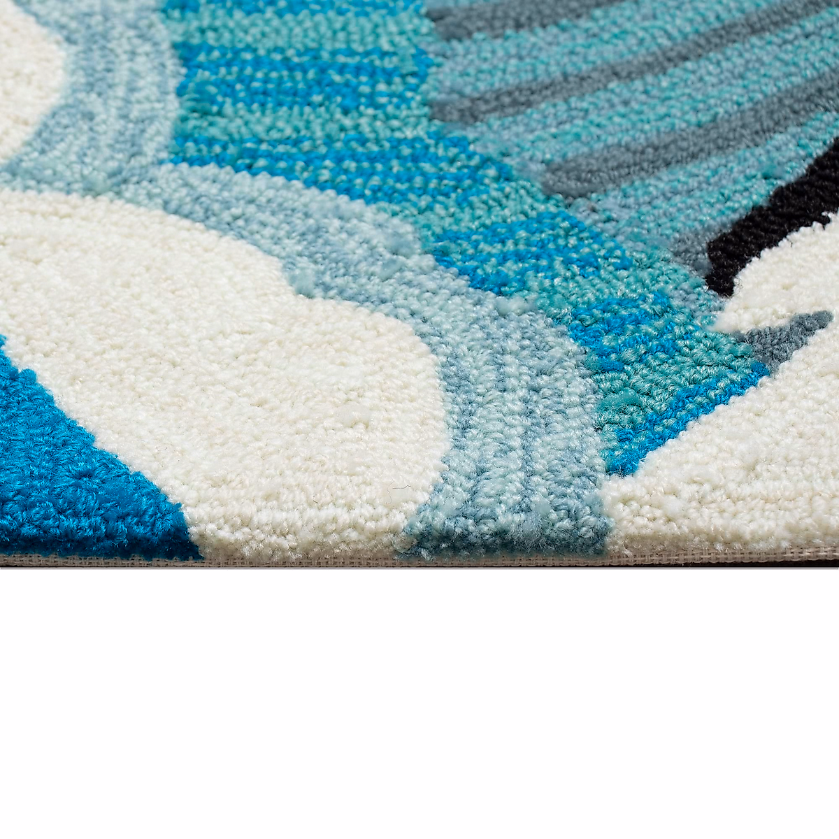 Liora Manne Frontporch Indoor Outdoor Rug - Novelty Design, Hand Hooked, Weather Resistant, UV Stabilized, Foyers, Porches, Patios & Decks, Surfing Dogs, 2' x 3'