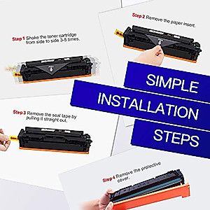 GPC Image Compatible Toner Cartridge Replacement for Canon 054H 054 CRG-054 to use with Canon Color ImageCLASS MF644Cdw MF642Cdw LBP622Cdw MF641Cw Toner Printer Tray (2 Black)