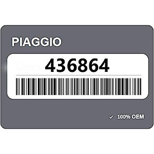 436864 Genuine OEM Drive V-Belt for VESPA Primavera Sprint Aprilia Scarabeo Classic Street SR R Euro4 Factory Piaggio TPH NRG Diesis 50cc OEM# 4368640001, 833982, AP8515062, AP8515110 Part# 436864