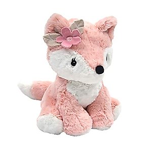 Lambs & Ivy Friendship Tree Plush Pink Woodland Fox Stuffed Animal Toy - Autumn