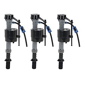 Fluidmaster 400A133 Premium Filling Valve Universal High Performance Toilet Fill Valve - 3 Pack