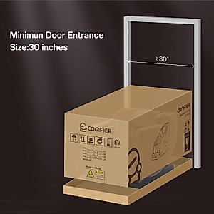 COMFIER 2023 Massage Chair Full Body,Gifts for Women,Men,Zero Gravity Recliner with SL Track, Bluetooth,Yoga Stretching,Compression,Foot Rollers,Heating,Shiatsu Kneading Chair Massager,Brown