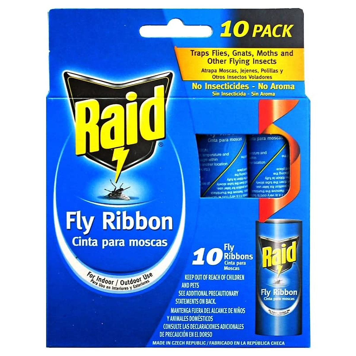 Raid‌ ‌‌Fly‌ ‌Catcher‌‌ ‌‌Tape & Fly Strips Bundle‌ (32‌ ‌Pack)‌ ‌|‌ ‌20‌ ‌Fly‌ ‌Ribbon‌ ‌+‌ ‌12‌ ‌Window‌ ‌‌Fly‌ ‌Trap‌‌‌ ‌for‌ ‌Catching‌ ‌Pesky‌ ‌Insects‌ ‌Indoor/‌ ‌Outdoor