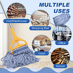 3Packs Mop Head Replacement Heavy Duty Commercial Mop Head Replacement, Reusable Mop Head Refills-Replacement Mop Heads Mop Head Replacement for Home, Highly Absorbent,Industrial and Commercial Use