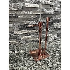 CoProof Copper Proofing Parrot for Distilling, Brewing Beer, Moonshine, Tequila 100% Lead Free for Use with Alcometer Proof Hydrometer,Polished A7