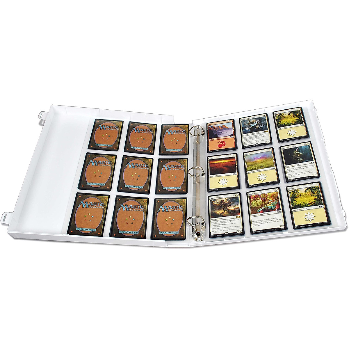 UniKeep Card Storage Case for Magic The Gathering Game with 20 Playing Card Pages - Holds up to 360 MTG Cards (Flames)