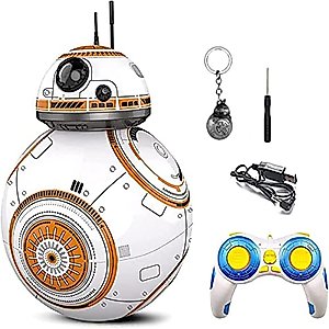 JLHOBBY BB-8 2.4GHz Remote Control Charging Robot Toy - Action Figure with Sound, Intelligent Car for Kids