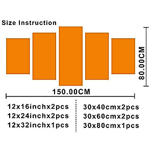 Red Wine Art Work for Home Walls 5 Panel Red Candle Paintings HD Prints Colorful Fruit and Wine Wall Art on Canvas Sunflower Pictures for Living Room Framed Gallery-Wrapped Ready to Hang(60''Wx32''H)