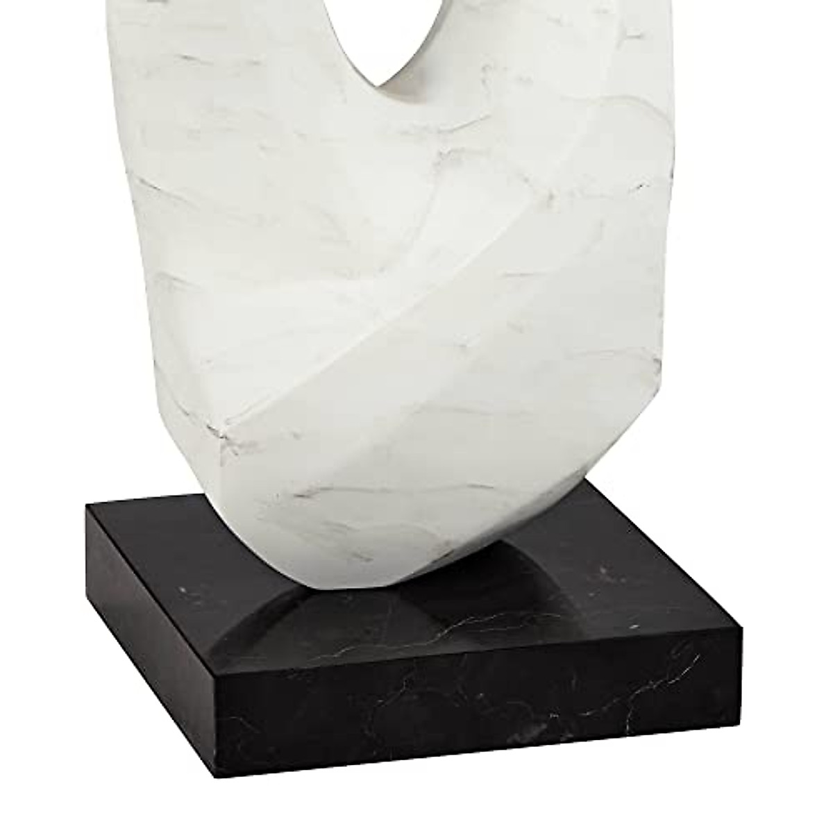 Studio 55D Kentwell 13 3/4" High Painted White Sculpture