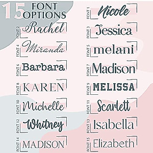 Be Burgundy Personalized Water Bottle with Straw Lid & Engraved Name - 24 Oz - 20 Icons, 20 Font, 8 Colors - Gifts for Her, Gifts for Girlfriend, Sister, Personalized Gifts for Women