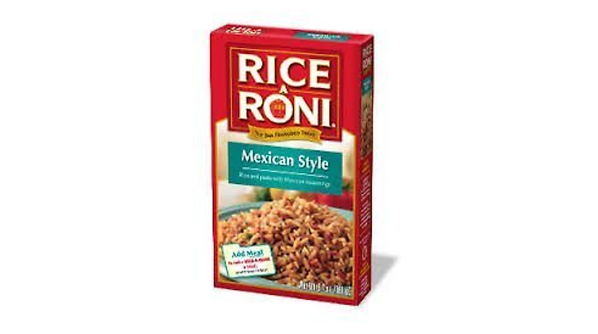 Rice-A-Roni Mexican Style Rice Boxes - Pack of 6 for Easy Meals