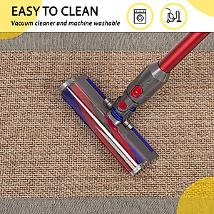 TRONSBOO Kitchen Rugs and Mats 2 PCS Set,Non-Skid Washable Twill Standing Mat in Front of Sink,Absorbent Rubber Backing Kitchen Mats for Floor,Laundry,Farmhouse,Hallway 17"x30"+17"x47"(Grey)