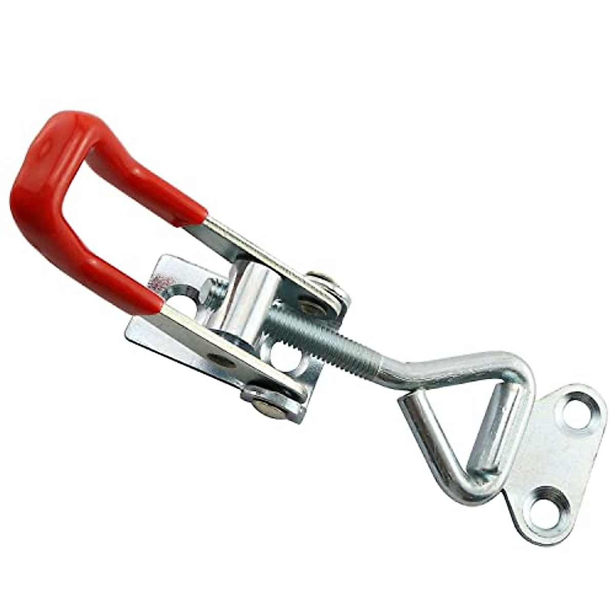 4PCS Latch Catch Cabinet Boxes Handle Toggle Lock Clamp Hasp Silver 4001