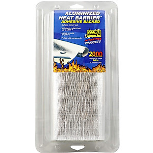 Thermo-Tec 13575 Adhesive Backed Aluminized Heat Barrier, 12" x 24"