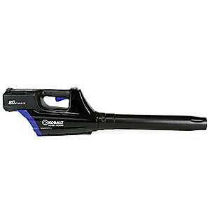 Kobalt 80-Volt Max Lithium Ion (Li-ion) 500-CFM 125-MPH Heavy-Duty Brushless Cordless Electric Leaf Blower (Bare Tool Only, Battery and Charger Not Included)