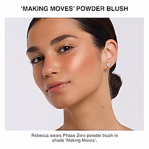 Phase Zero Makeup Powder Blusher - "Making Moves" - 4g / 0.141oz - Pigmented, Lightweight Powder Blushes for a Radiant, Natural Glow
