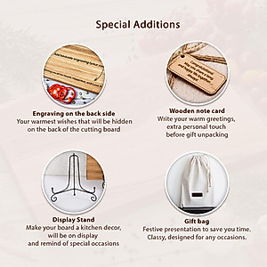 Walnut Custom Family Olive Tree Personalized Engraved Cutting Board Wedding Gift, Anniversary Gifts, Housewarming Gift Birthday Corporate