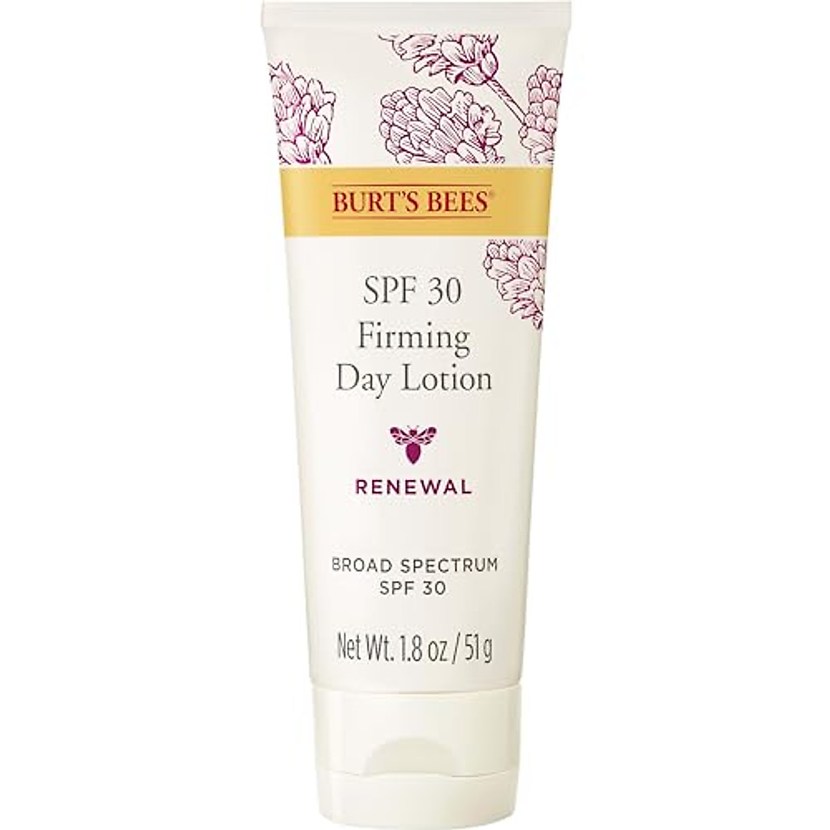 Burt's Bees Sunscreen Moisturizer for Face, SPF 30 Retinol Alternative Facial Lotion for Anti-Aging Skincare & Daytime Protection,1.8 Ounce (Packaging May Vary)