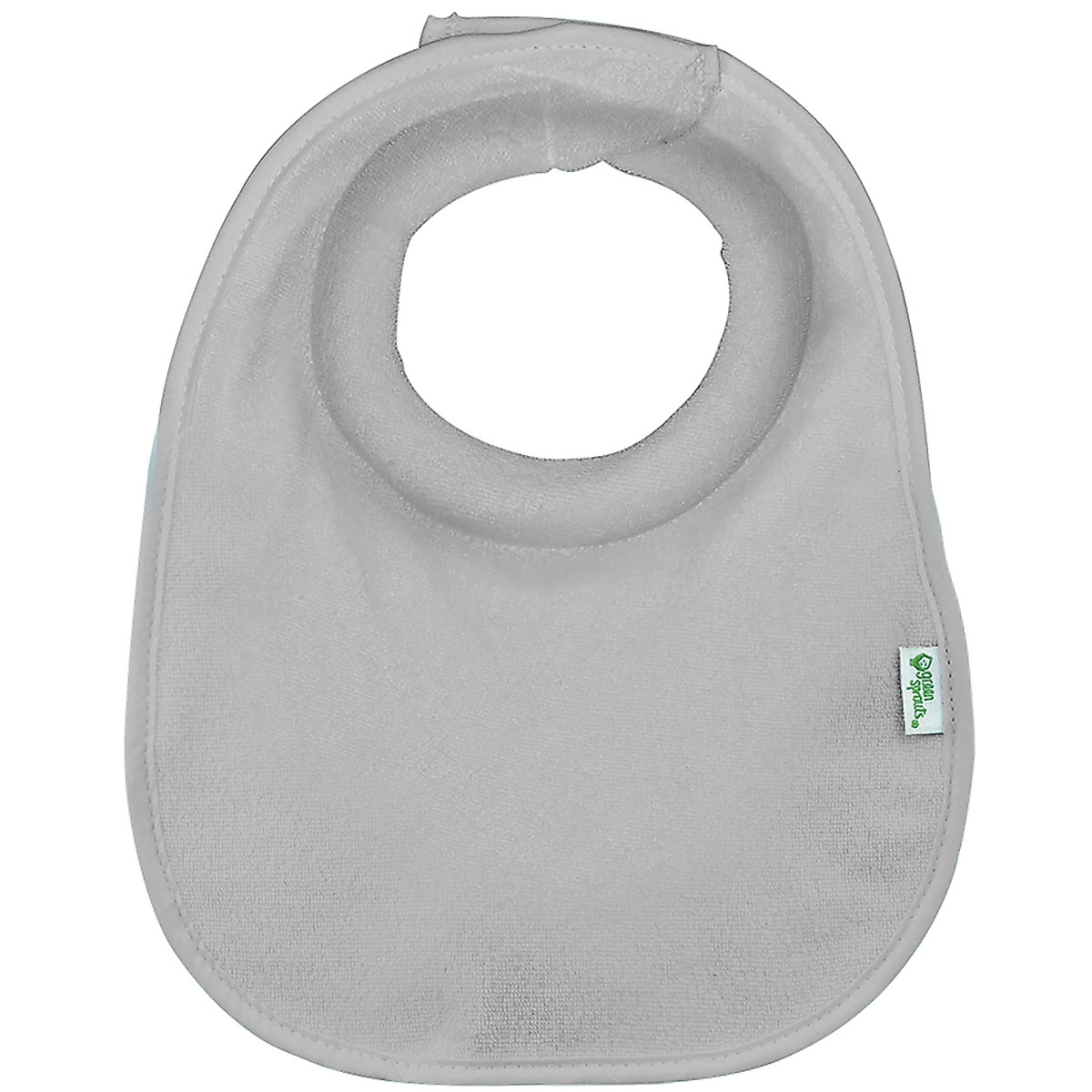 green sprouts Stay-dry Milk Catcher Bibs (3 Pack) | Collar absorbs milk to prevent rashes | Waterproof inner layer, Absorbent terry cotton, Machine washable