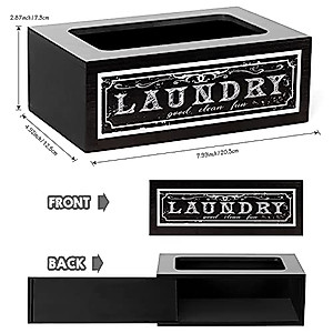Laundry Dryer Sheets Holder Box Fabric Sheet Holder Farmhouse Dryer Sheet Dispenser Sheet Storage Container Laundry Room Decor