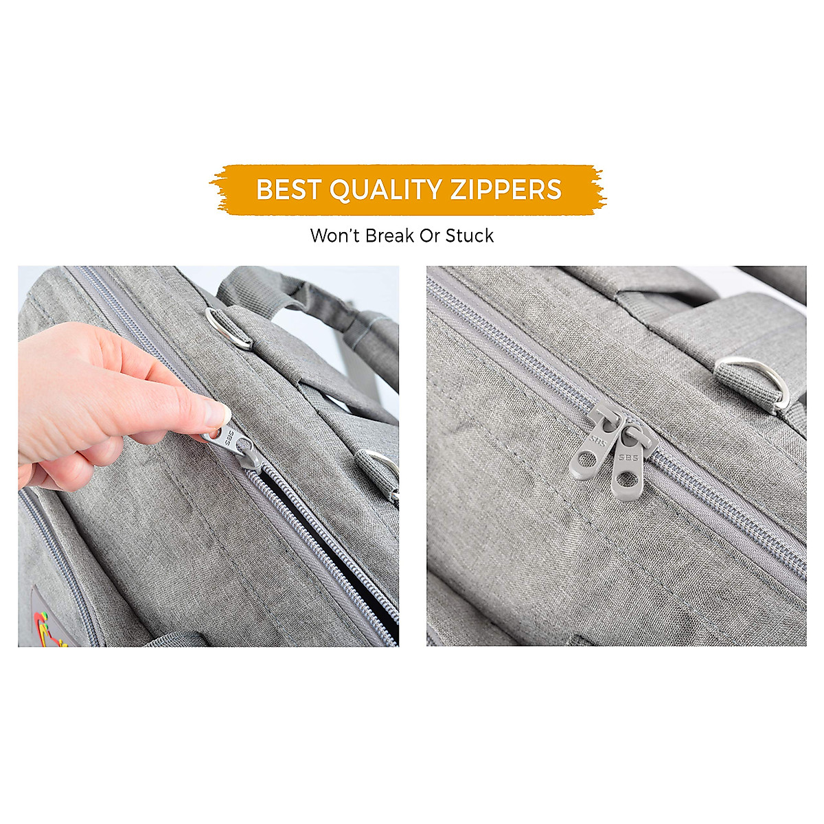 LoveLi-Bi Diaper Bag Backpack: Large Diaper Bags for Baby Girls Boys Toddler Twins Mom Dad with Changing Pad Mat Waterproof Mochilas Cosas Para Bebes