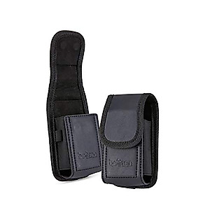 BELTRON Vertical Leather Pouch for DuraXE Epic E4830, DuraXV Extreme E4810, DuraXE E4710, DuraXV LTE E4610, Sonim XP3, XP3plus Features: Heavy Duty Belt Loop, Metal Belt Clip & Dual Magnet Closure